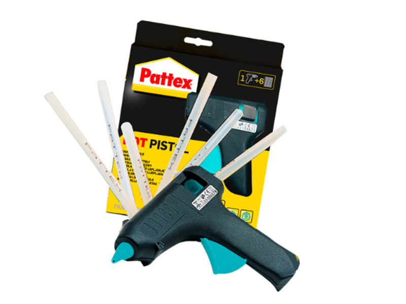 PIŠTOLJ ZA LEPLJENJE HOT STICK+6 PATRONA PATTEX