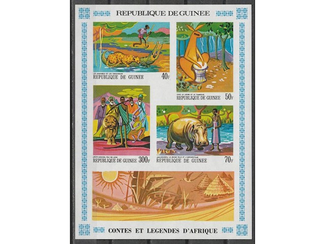 Guinea - 1968 - African Legends - MNH
