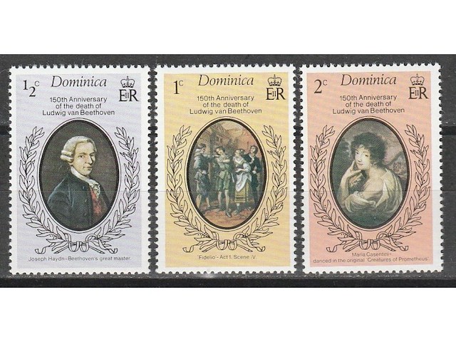 Dominica - 1977 - Ludwig van Beethoven - MNH