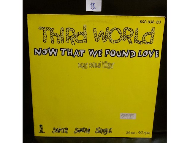 Third world Germany press Maxi single reggae disco SSK