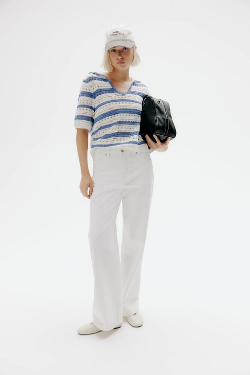 Wide High Jeans