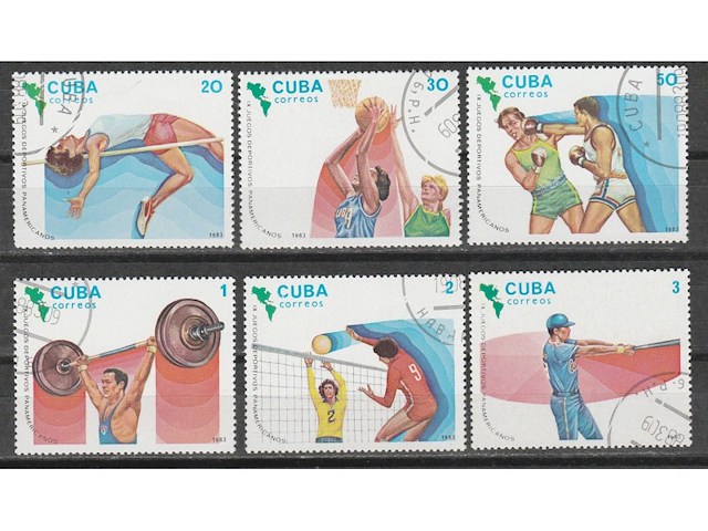 Cuba,Kuba - Pan American Games - 1983