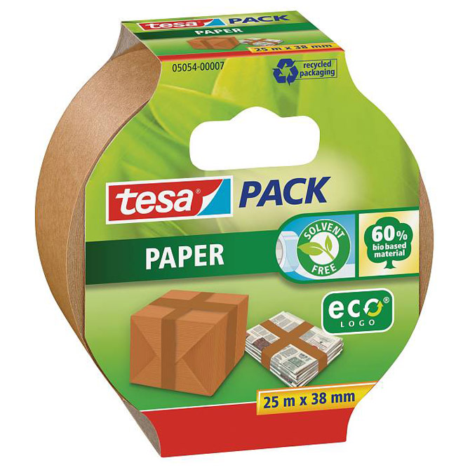 Traka lepljiva papirna 50mm/50m Tesa-eko 57180 braon