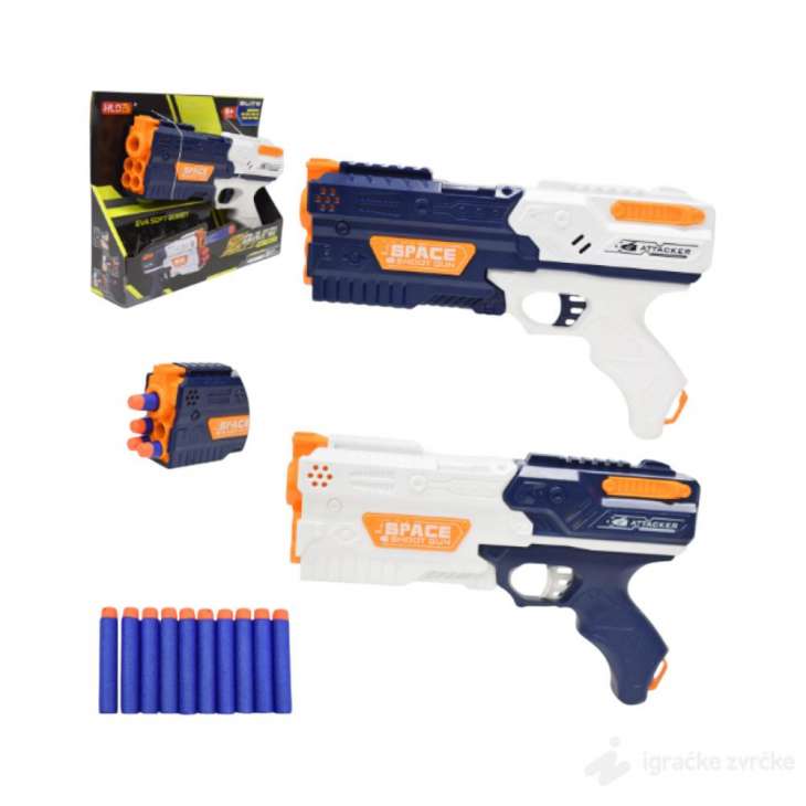 Pištolj sa nerf mecima ELITE