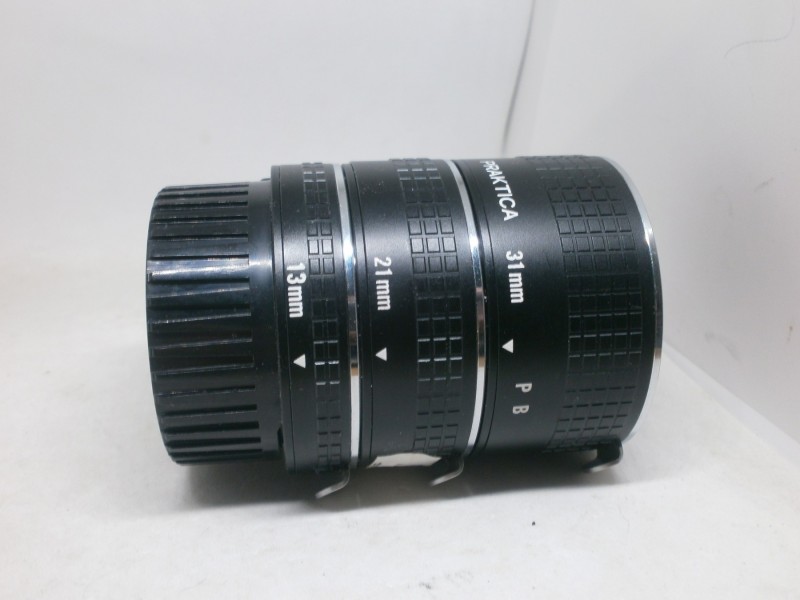 Pentacon Praktica Extension Tubes PB 3x 13mm,21mm,31mm
