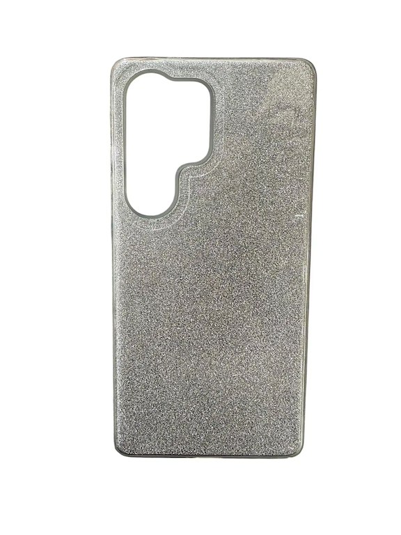 Maska Crystal Dust za Samsung S25 ultra srebrna
