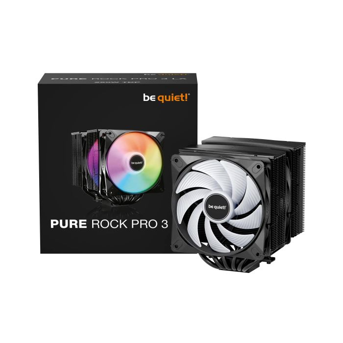 CPU Cooler Be quiet ARGB Pure Rock PRO 3 LX BK043 (AM4,AM5,1200,1700)/TDP-250W