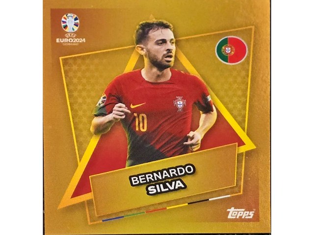 Sličica EURO 2024 Topps POR-SP bez potpisa