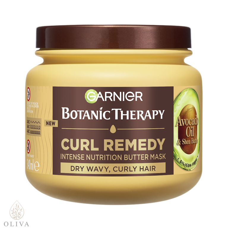 GARNIER BOTANIC THERAPY AVOCADO MASKA ZA SUVU TALASASTU I KOVRDŽAVU KOSU 340 ML