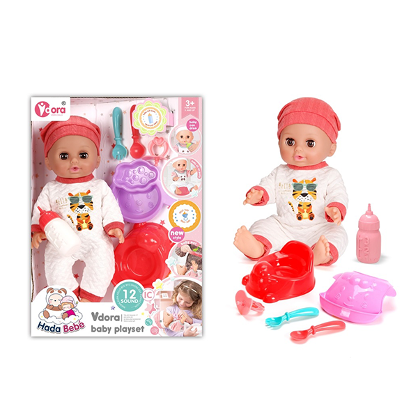 Lutka beba sa dodacima Pipi 35cm 629734