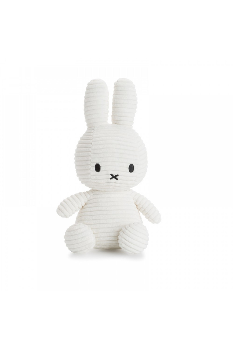 Miffy plišani zeka Eco Corduroy 23cm Offwhite