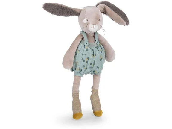 Moulin Roty Pllišana igračka - sivi Zeka - Trois Petits Lapins