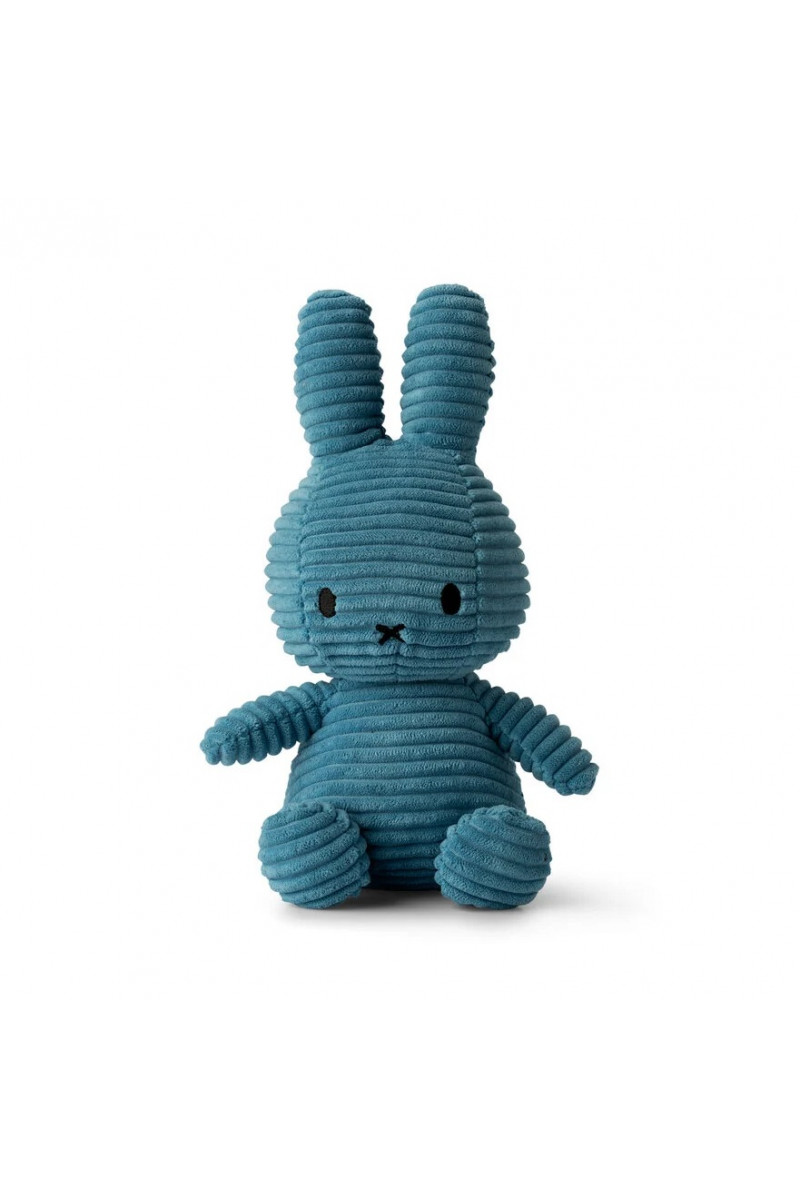 Miffy plišani zeka Eco Corduroy 23cm Aviator Blue