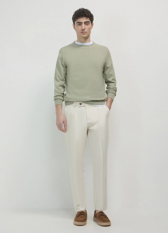 Cotton crew-neck jersey Žalfija