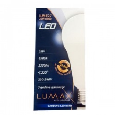 Lumax led sijalica e27/25w/2250lm/6500k/35000h/samsung cip ( E2725CLS/Z )