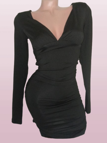 ❤️SHEIN❤️NOVO--DIVNA CRNA HALJINA-XS-S