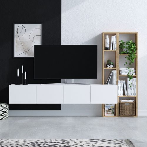 Pana White Oak TV Unit