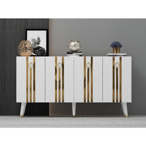 Isil - White, Gold White Gold Console