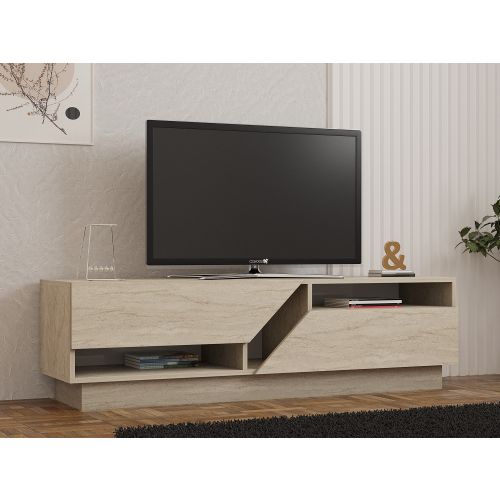 Koza - Travertine Travertine TV Stand