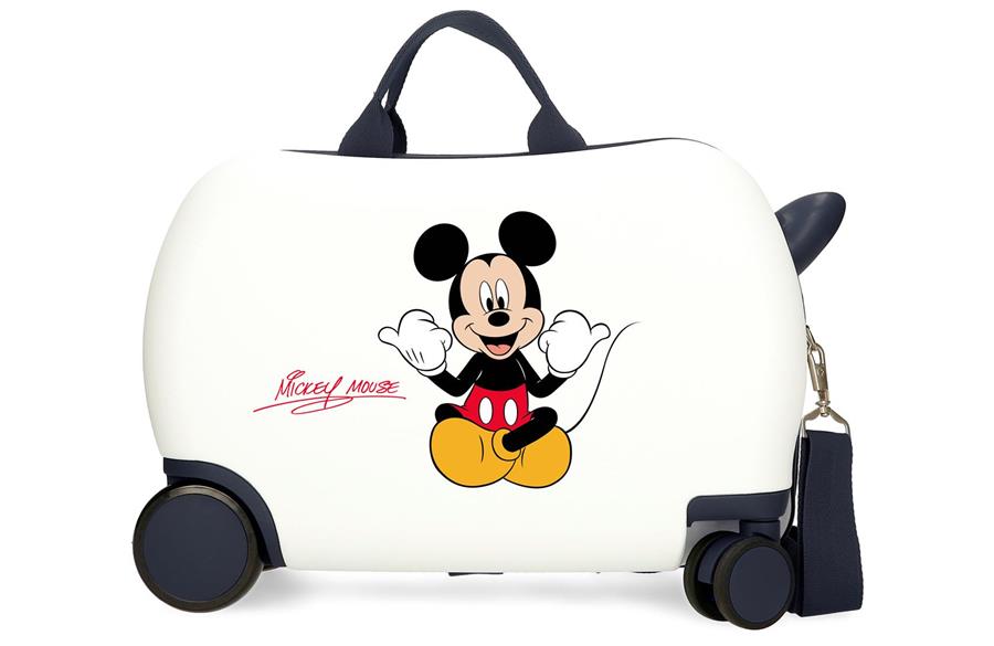 CHEERFUL kofer guralica DISNEY Mickey | bela | ABS