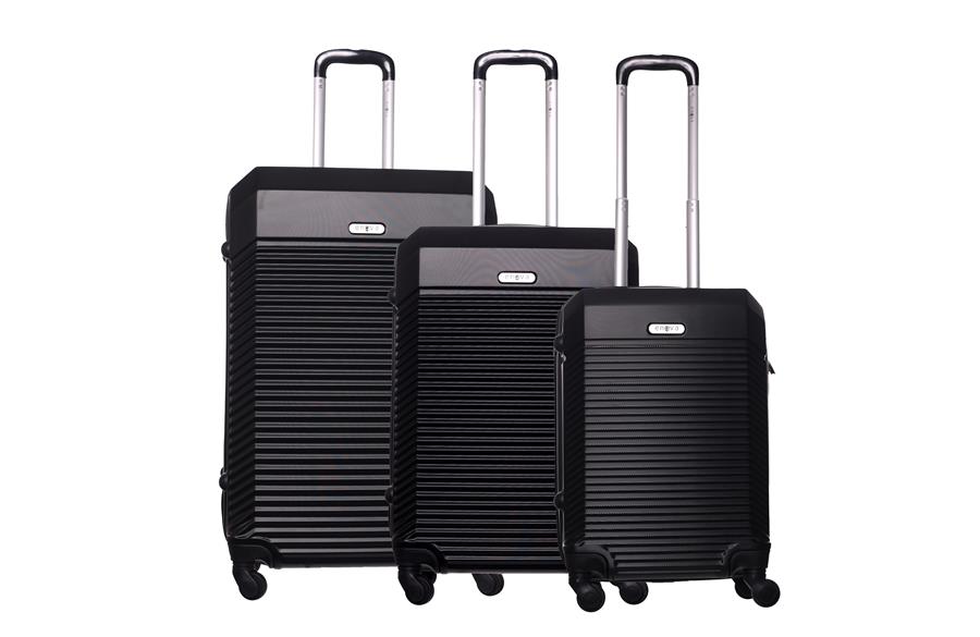 Set kofera 3/1 CAPRI Enova | crna | ABS