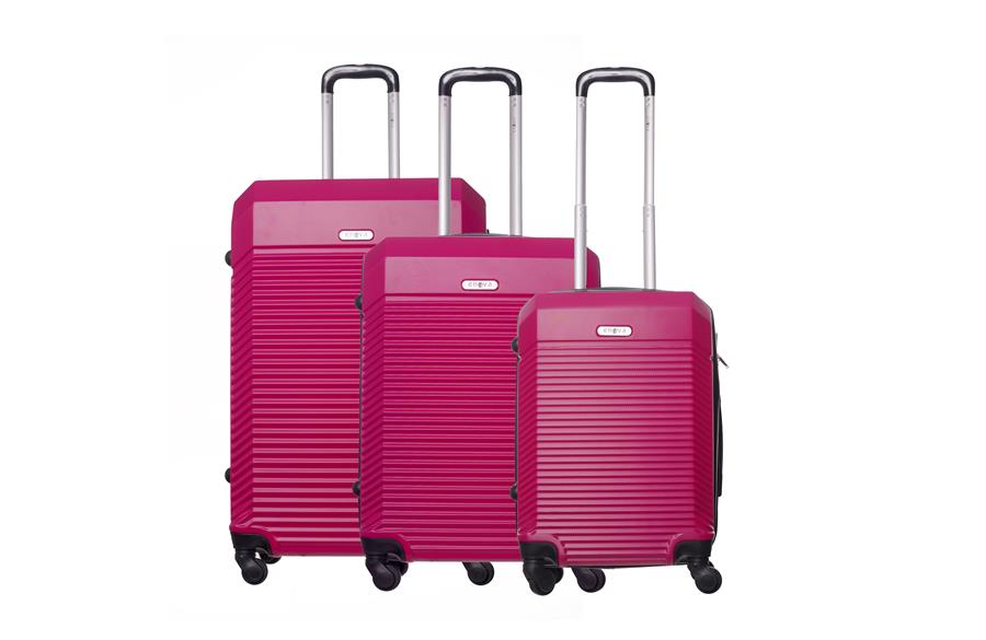 Set kofera 3/1 CAPRI Enova | pink | ABS