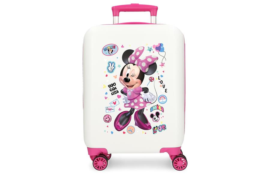 ENJOY THE DAY dečiji kofer DISNEY Minnie | bela | ABS