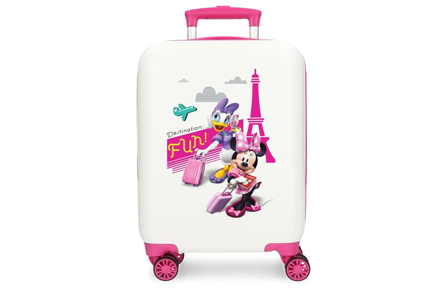 ENJOY THE DAY PATA dečiji kofer DISNEY Minnie | bela | ABS