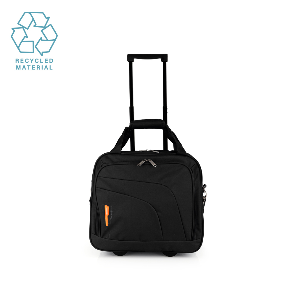Gabol Week ECO torba sa točkićima pilot | crna | 25L | 15,6″