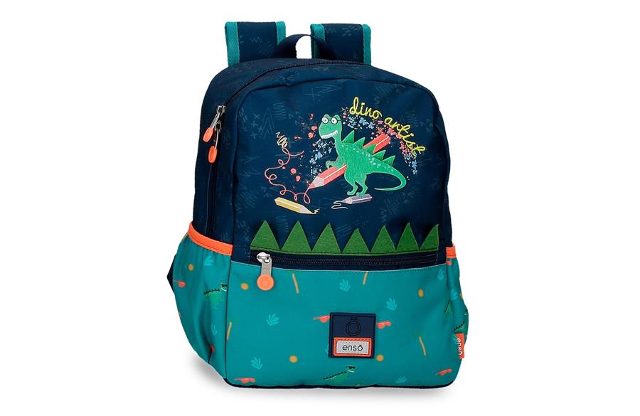Ranac DINO ARTIST Enso | veći – 25cm | teget | poliester