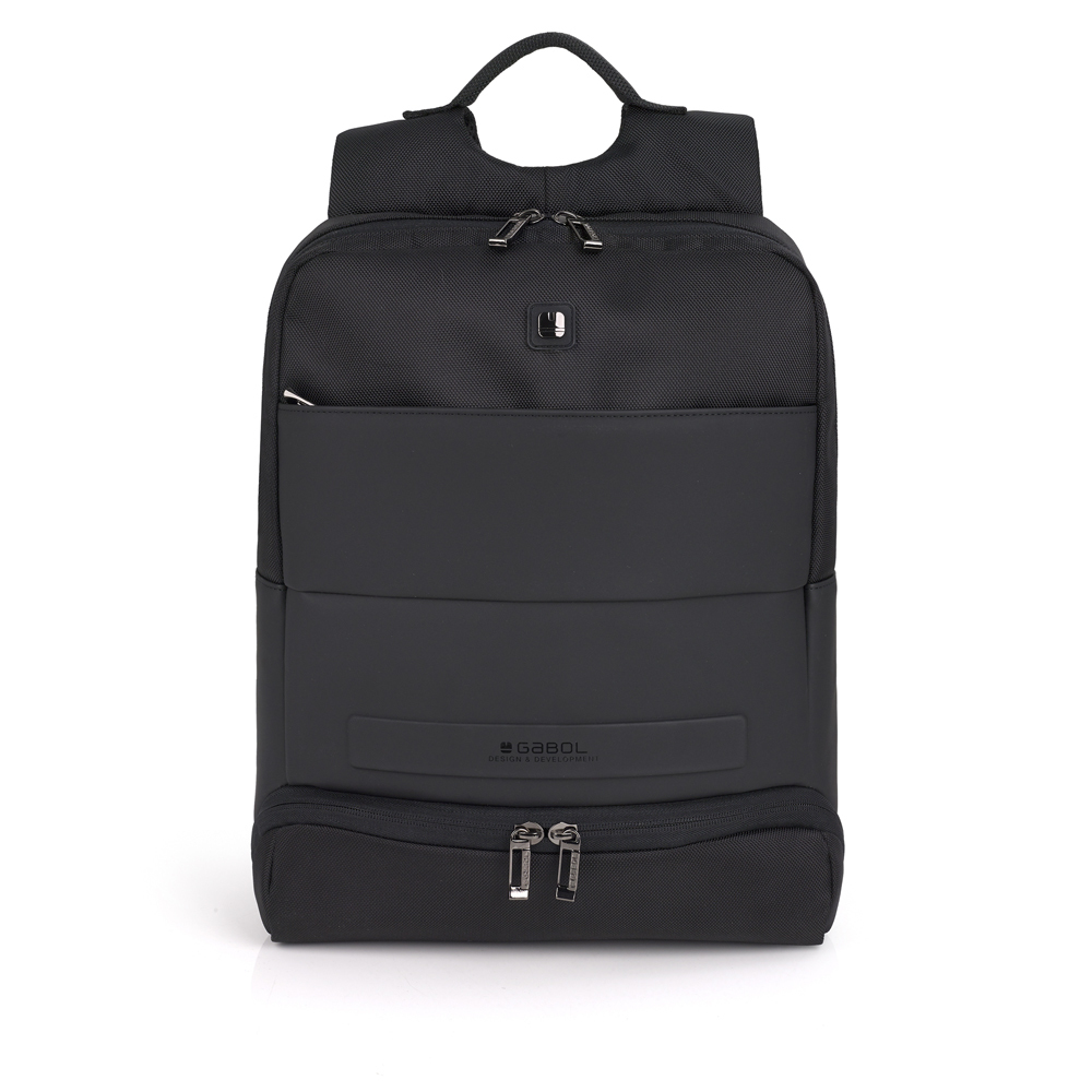 Gabol CAPITAL ranac za laptop | crni | proširivi | 17,3″