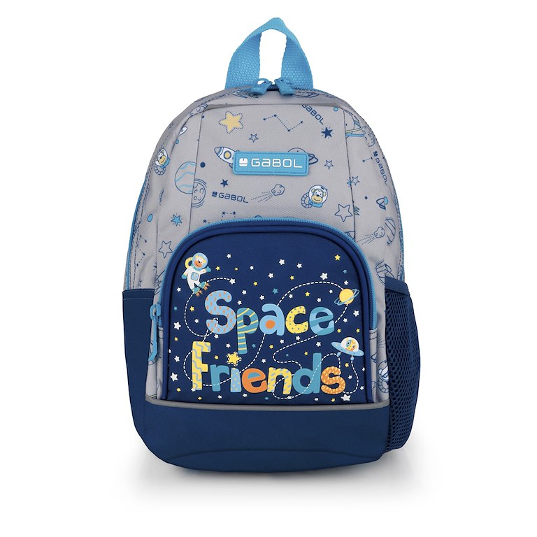 Gabol SPACE predškolski ranac | sivi | 27x34x12 cm | 8L