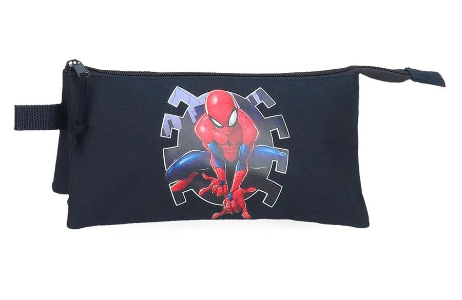 ATTACK pernica Spiderman | crna | poliester