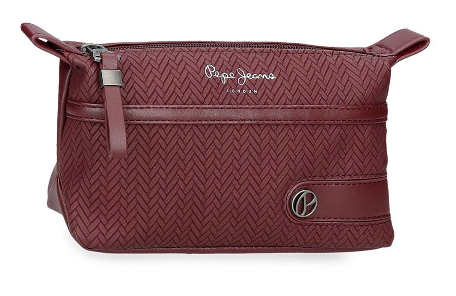 SPRING CITY neseser Pepe Jeans | bordo | eko koža