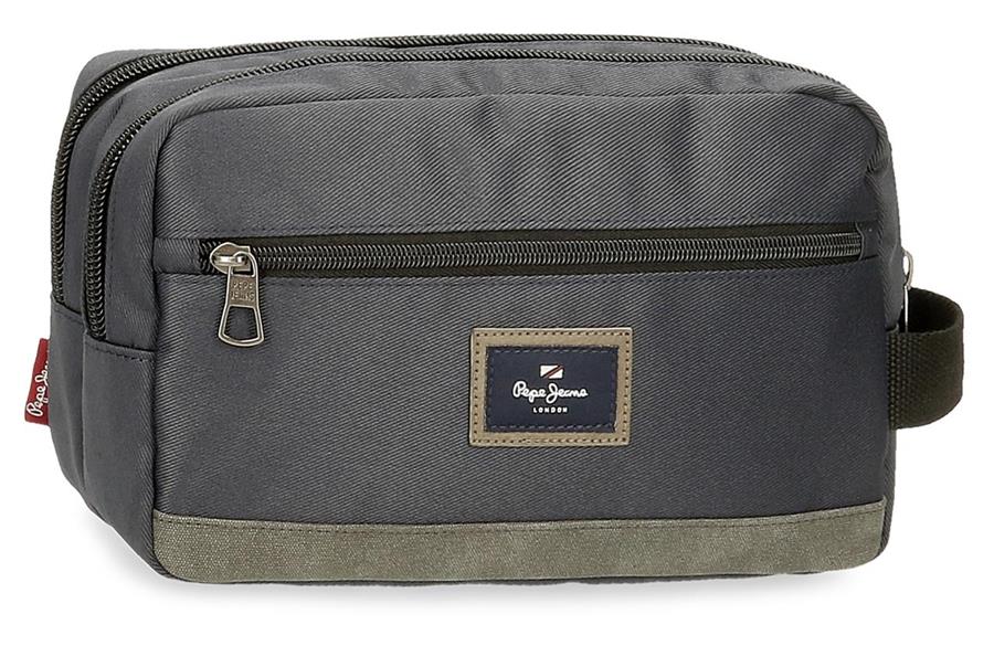 Neseser (2 pregrade) HARRY Pepe Jeans | siva | poliester-eko koža