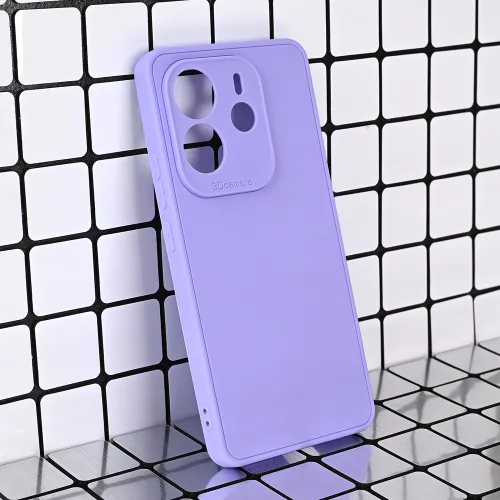Futrola - maska 3D Camera za Xiaomi Redmi Note 14 4G (SRB) ljubicasta