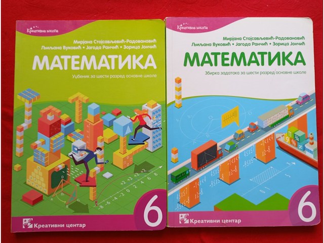 Matematika udzb. i zb. zad. za 6r. - Kreativni centar