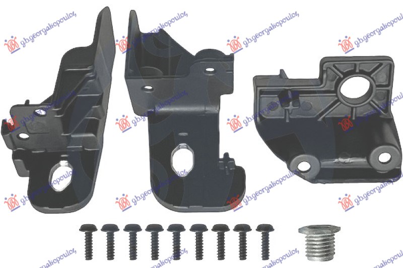 KOMPLET ZA POPRAVKU NOSACA (PRICVRSCIVANJE) FARA Leva str. FIAT 500 X (2015-2019) (OEM: 51937408, 51978445, 51978446)