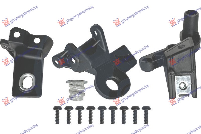 KOMPLET ZA POPRAVKU NOSACA (PRICVRSCIVANJE) FARA Desna str. FIAT PANDA NEW (2012-) (OEM: 51843644, 51867675, 51925927)