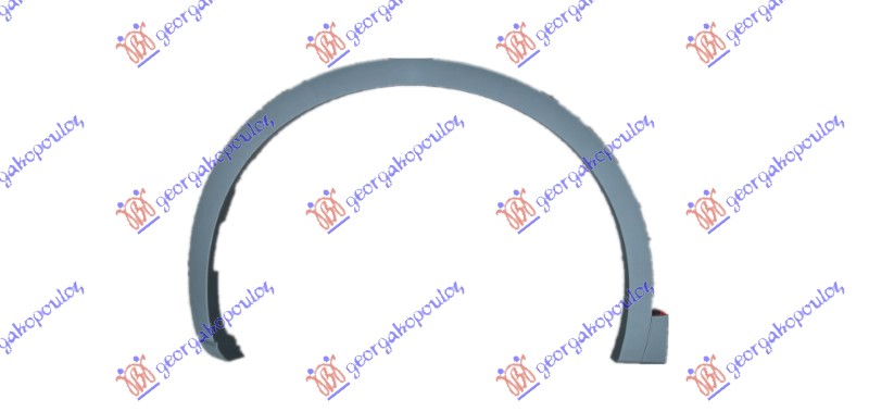 RUB PLASTICNI PREDNJEG BLATOBRANA Leva str. VW ID.4 (2020-) (OEM: 11A853717F9B9)