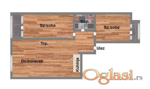DVOIPOSOBAN NOV - POVRAT PDV-A - CENTAR - NOVI SAD