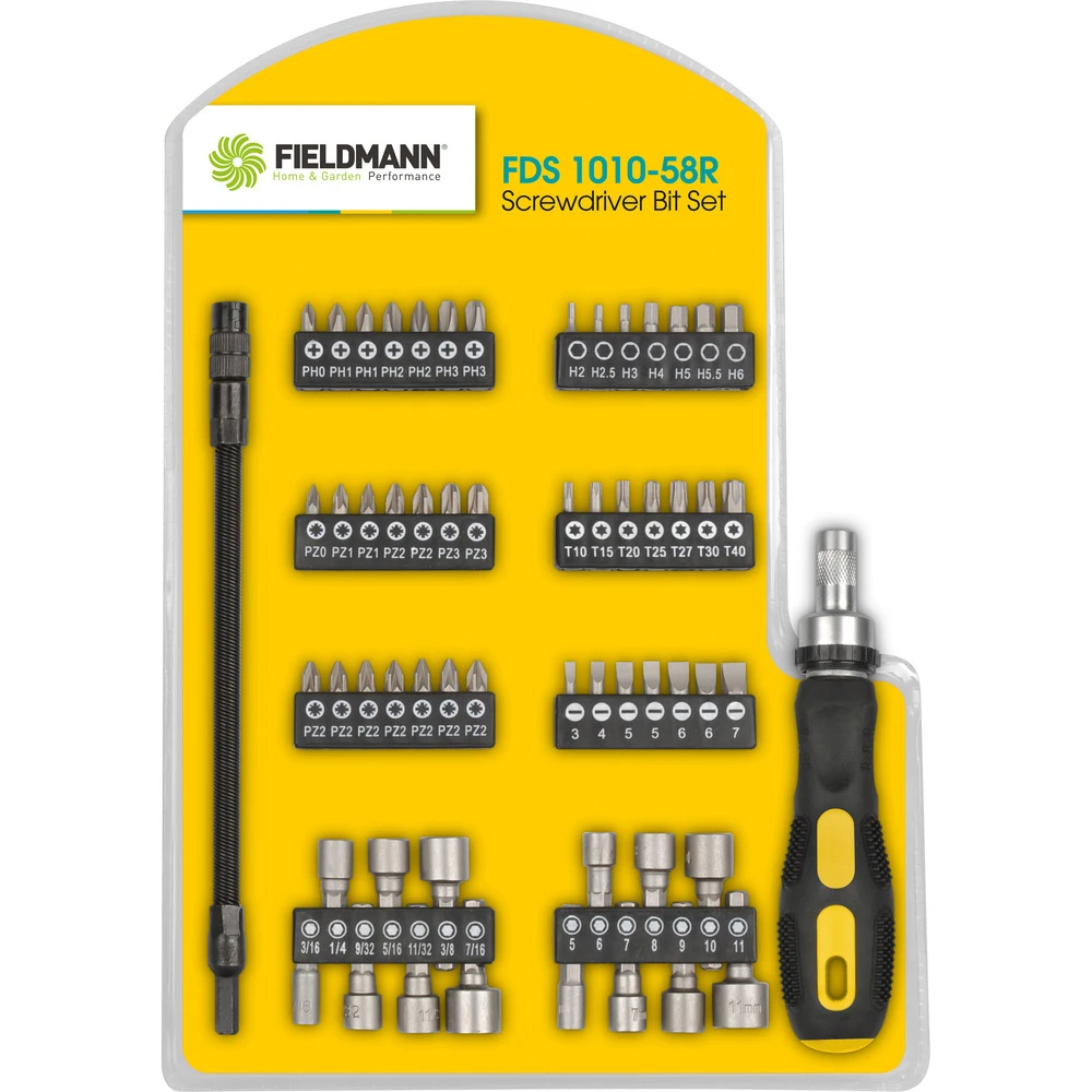Fieldmann FDS 1010-58R set bitova sa odvijačem