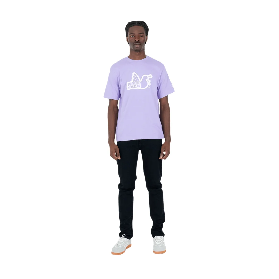 Peaceful Hooligan Outline majica violet