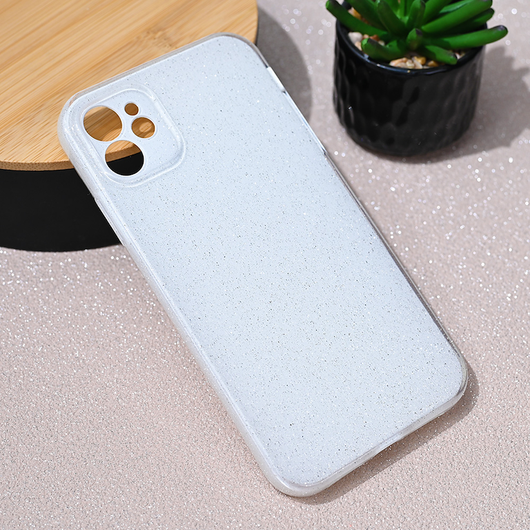 Zastitna maska (futrola) Sparkle Dust - iPhone 11 6.1 bela