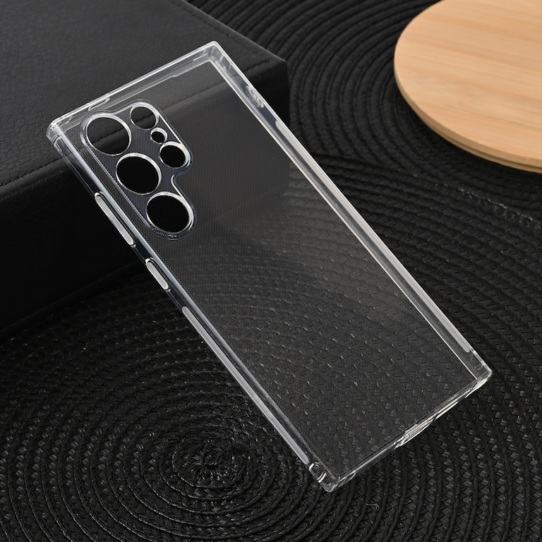 Zastitna silikonska maska (futrola) Ultra Thin with pluggy - Samsung S928B Galaxy S24 Ultra Transparent