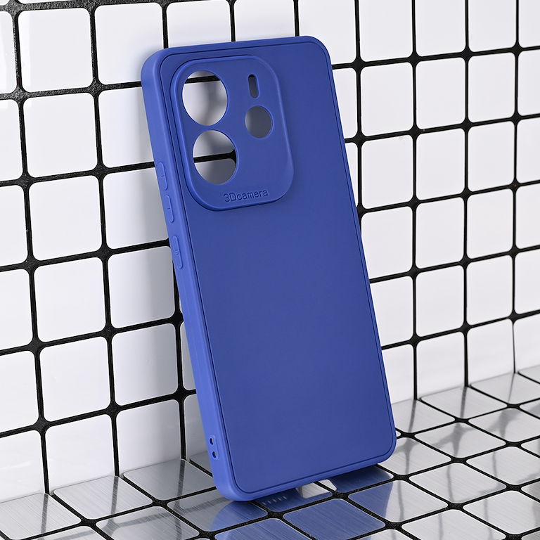 Zastitna maska (futrola) 3D Camera - Xiaomi Redmi Note 14 4G (SRB) plava