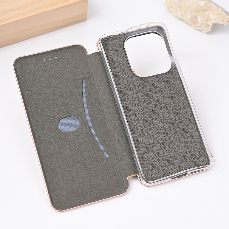Zastitna maska (futrola) Teracell Flip Cover - Xiaomi Redmi Note 14 4G (SRB) roze