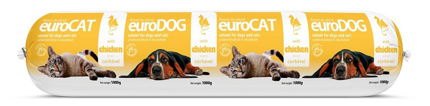 EP-Salami EuroDog,EuroCat-chicken 1000g