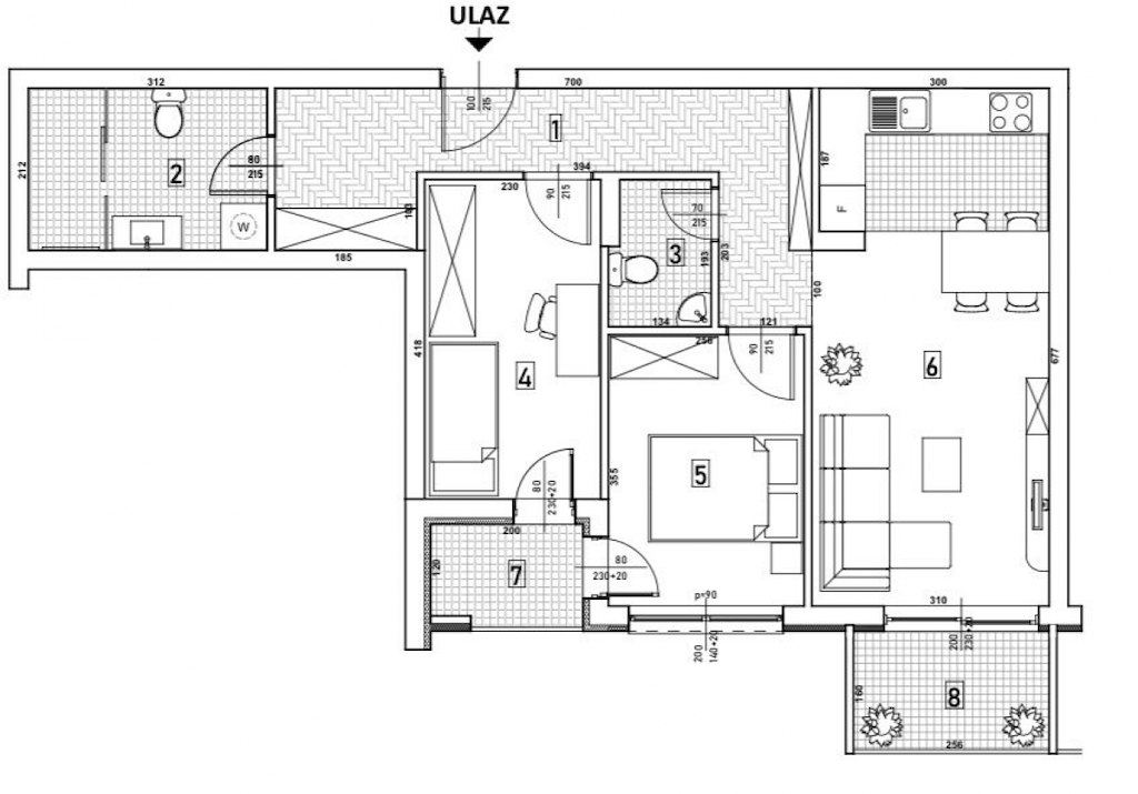 NOVI SAD - TELEP - 67. 23 m2