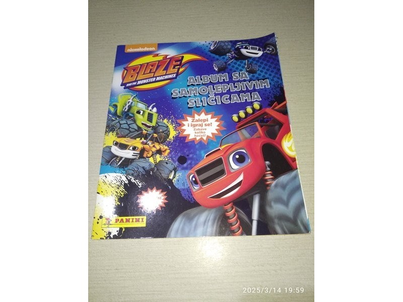 Album za slicice Blaze i čudovišne mašine